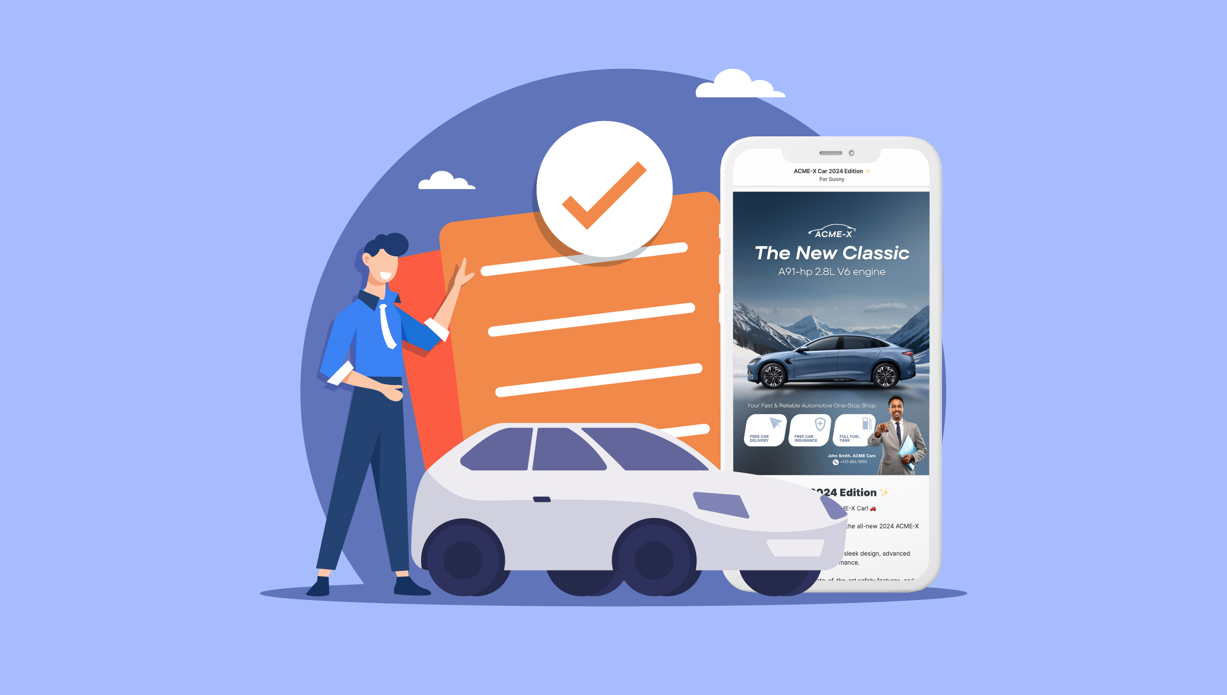 Create & send media-rich content to sell more cars or automotive ...