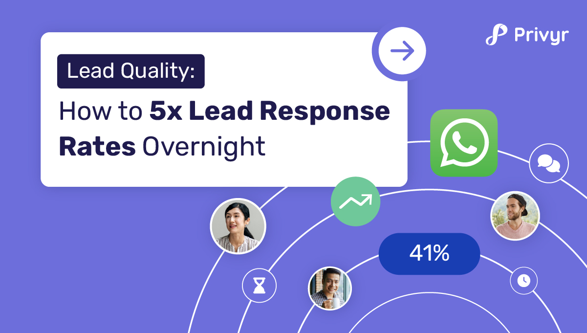 How we improved our lead response rate from 8% to 41% overnight
