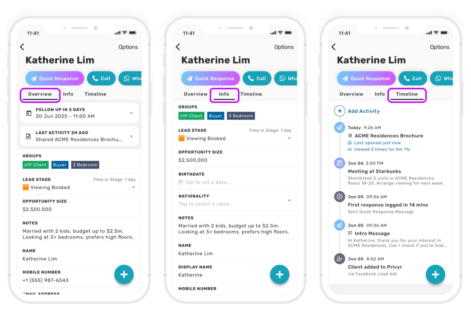 Revamped Client Details Screen - Privyr Blog