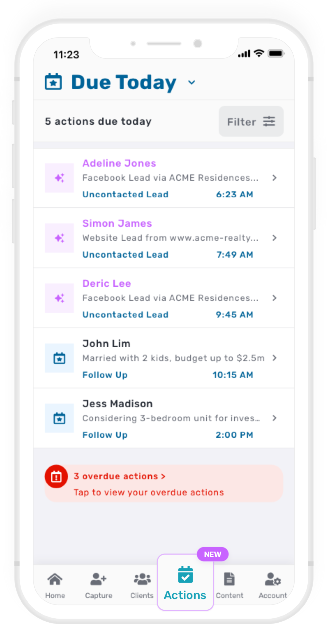 Introducing the new Actions tab - Privyr Blog